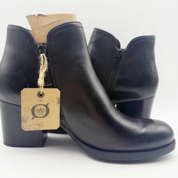 Born | Shoes | Born Olivia Block Heel Bootie Nib | Poshmark